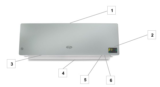 Argo Chic Silver, Chic White - Wall-Mounted Keramic Fan Heaters Manual ...