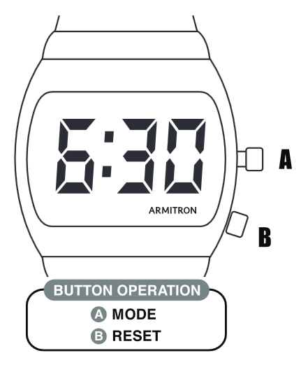 Armitron Griffy Pro Sport BJ3407 - Watch 37mm Manual | ManualsLib