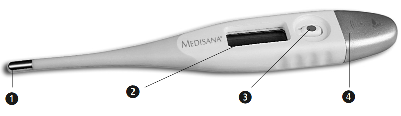Medisana FTF - Thermometer with Flexible Tip Manual | ManualsLib