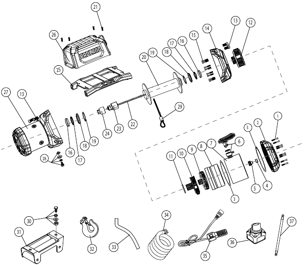 BADLAND ZXR 9500 - 9500 lb. Truck/SUV Winch with Wire Rope Manual | ManualsLib