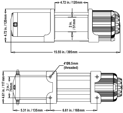BADLAND ZXR 5000 - 5000 lb. UTV/Powersport 12V Winch with Wire Rope Manual | ManualsLib