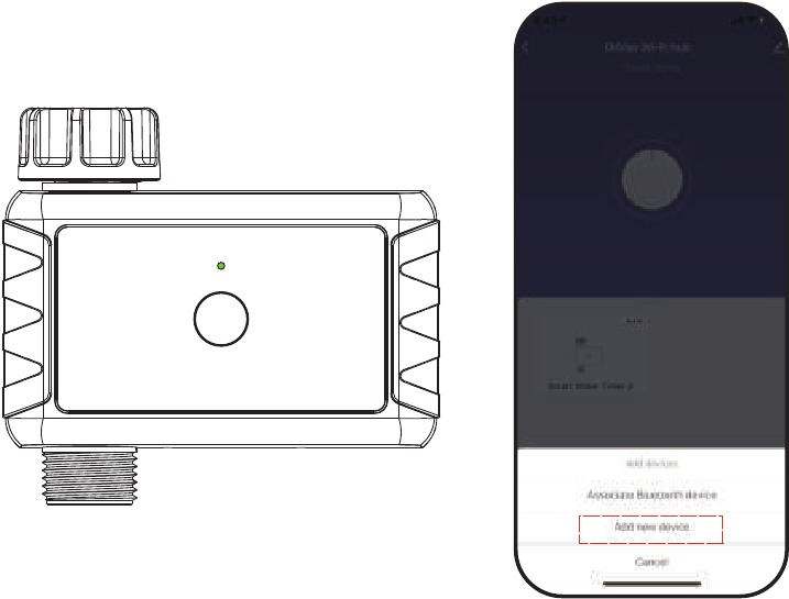 Diivoo WT-03W - WiFi Sprinkler Timer with Rain Delay Manual | ManualsLib
