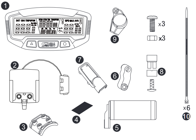 Sunding SD-558C - Bicycle Computer Manual | ManualsLib