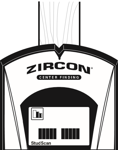 Zircon StudSensor OneStep L70 - Centre-Finding Stud Finder Manual ...
