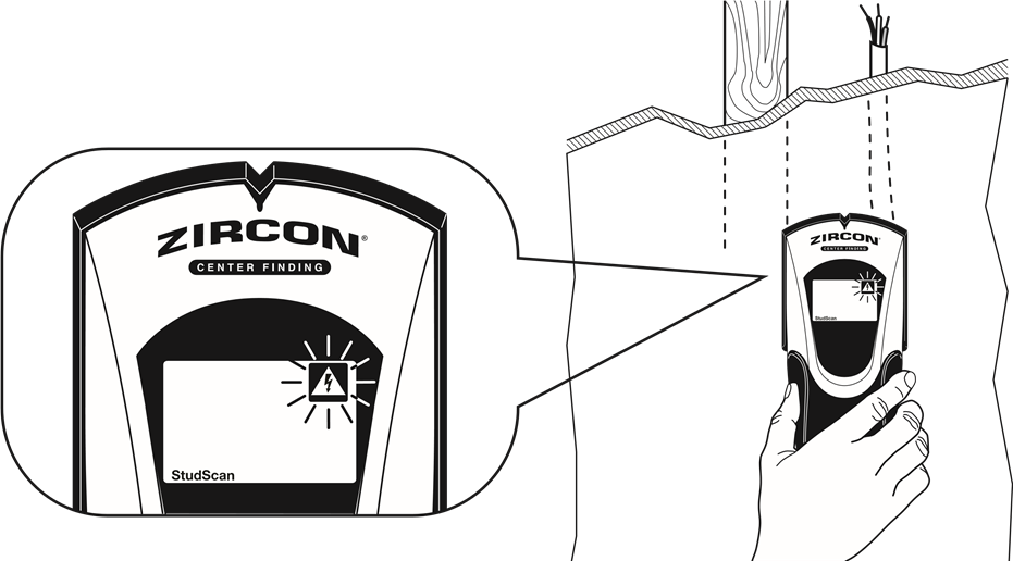Zircon StudSensor OneStep L70 - Centre-Finding Stud Finder Manual ...