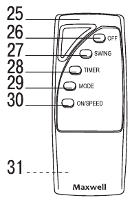 Maxwell MW-3545 W - Stand Fan Manual | ManualsLib
