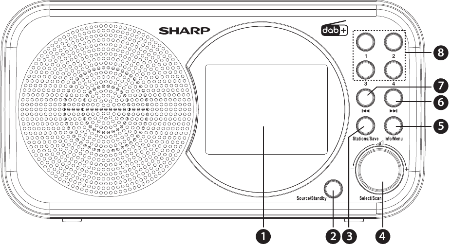 Sharp DR-P320 - Portable Digital Radio Manual | ManualsLib