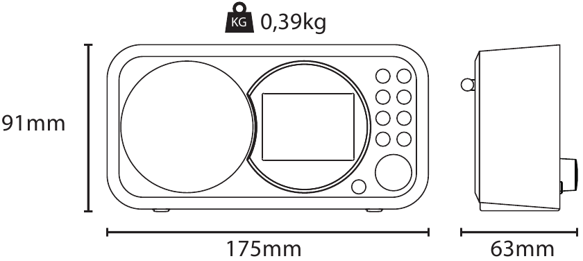 Sharp DR-P320 - Portable Digital Radio Manual | ManualsLib