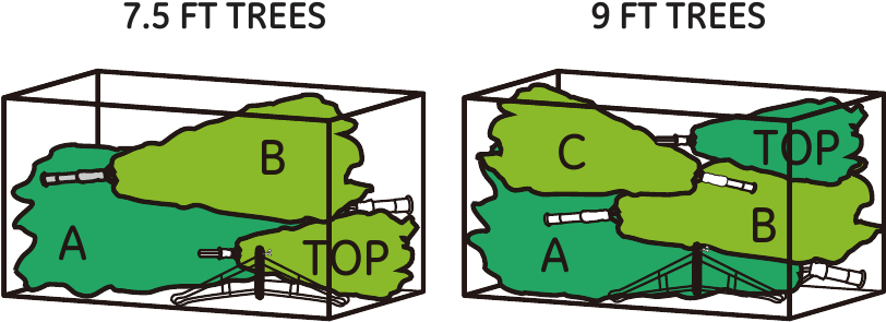 GE Christmas Trees - Easy Light 7ft, 7.5ft and 9ft Assembly ...