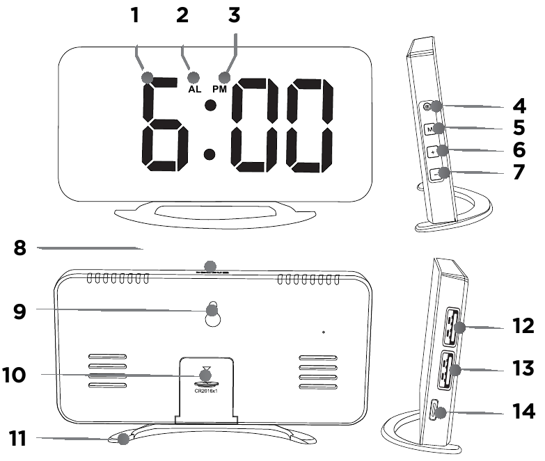 LIMITLESS DigiClock LIM-DCLK - Alarm Clock Quick Start Guide | ManualsLib