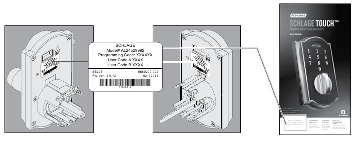 Schlage BE375,FE695 - Keyless Touchscreen Locks Manual | ManualsLib