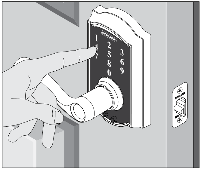 Schlage BE375,FE695 - Keyless Touchscreen Locks Manual | ManualsLib