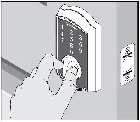 Schlage BE375,FE695 - Keyless Touchscreen Locks Manual | ManualsLib