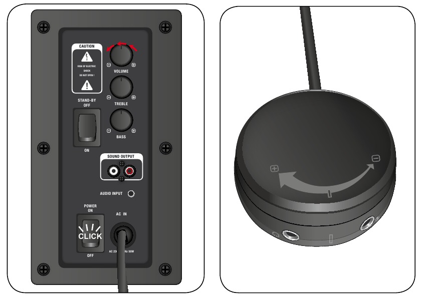 Speedlink GRAVITY XE, SL-8261-GY - 2.1 Subwoofer System Quick Install ...