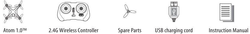 PROPEL Atom 1.0 - MICRO DRONE Manual | ManualsLib
