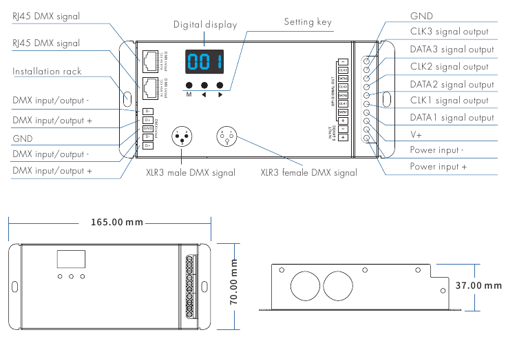 SKYDANCE DSA - DMX512-SPI Decoder And RF Controller Manual | ManualsLib