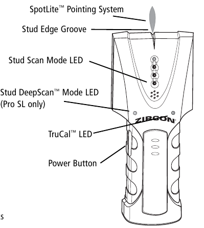 Zircon StudSensor SL, StudSensor Pro SL - Stud And Joist Finder Manual ...