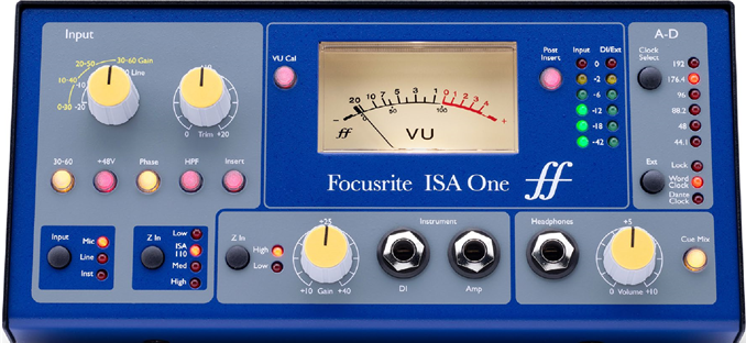 Focusrite ISA One - Desktop Mic Preamp Manual | ManualsLib