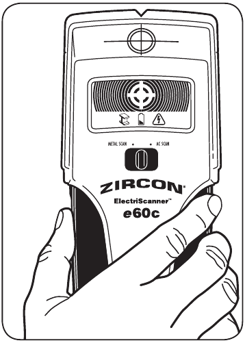 Zircon ElectriScanner e60c - AC Scanner With Metal Detection Manual ...