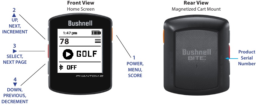 Bushnell GOLF Phantom 2 - GPS Rangefinder Manual | ManualsLib