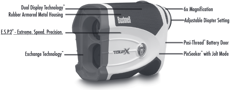 Bushnell Tour X - Laser Rangefinder Manual | ManualsLib
