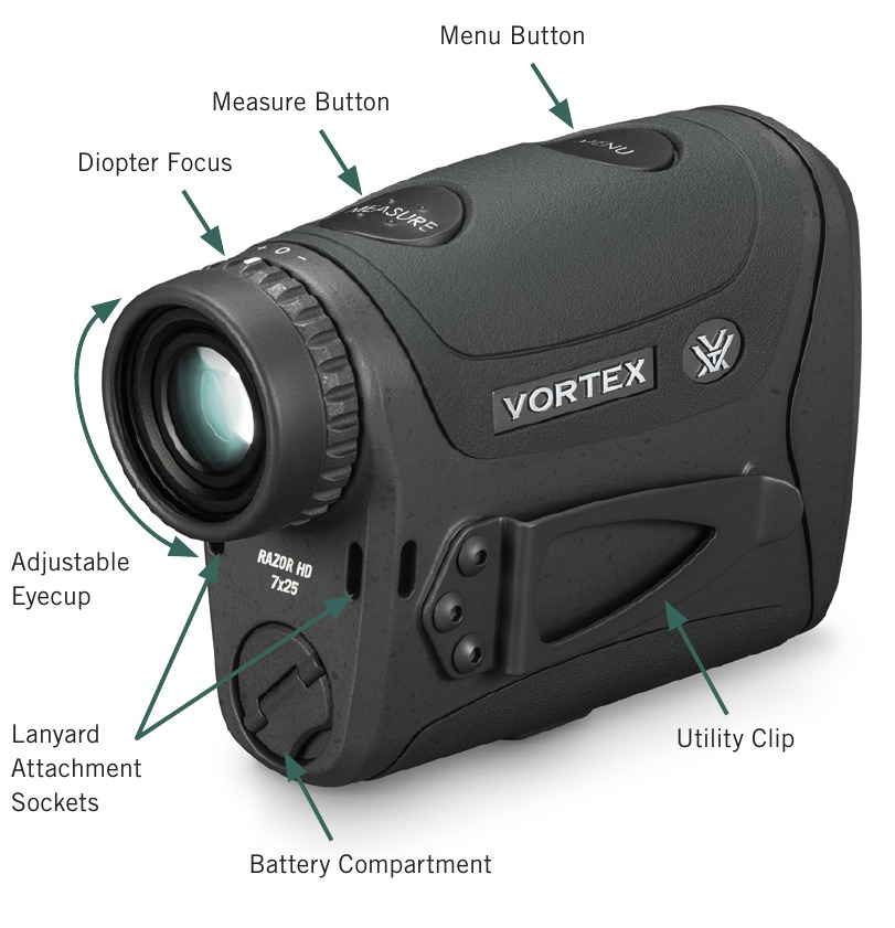 Vortex Razor HD 4000 - LRF-250 7x25 Laser Rangefinder Manual | ManualsLib