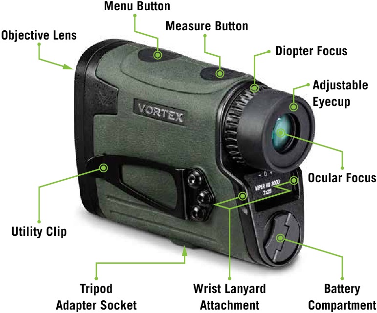 Vortex Viper HD 3000 - LRF-VP3000 7x25 Laser Rangefinder Manual | ManualsLib