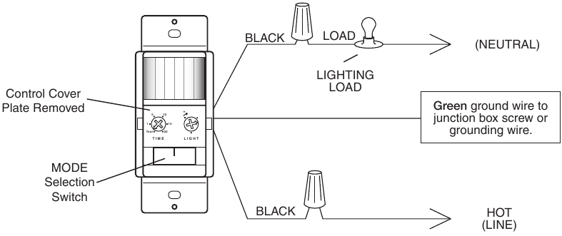 Cooper 6105 - Motion Sensing Wall Switch Manual | ManualsLib