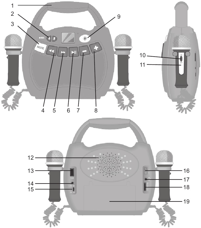 LEXIBOOK MP300 Series - Digital Player With Mics Manual | ManualsLib