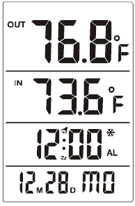 Oregon Scientific IWA-80055 - Wireless Thermo Clock Manual | ManualsLib