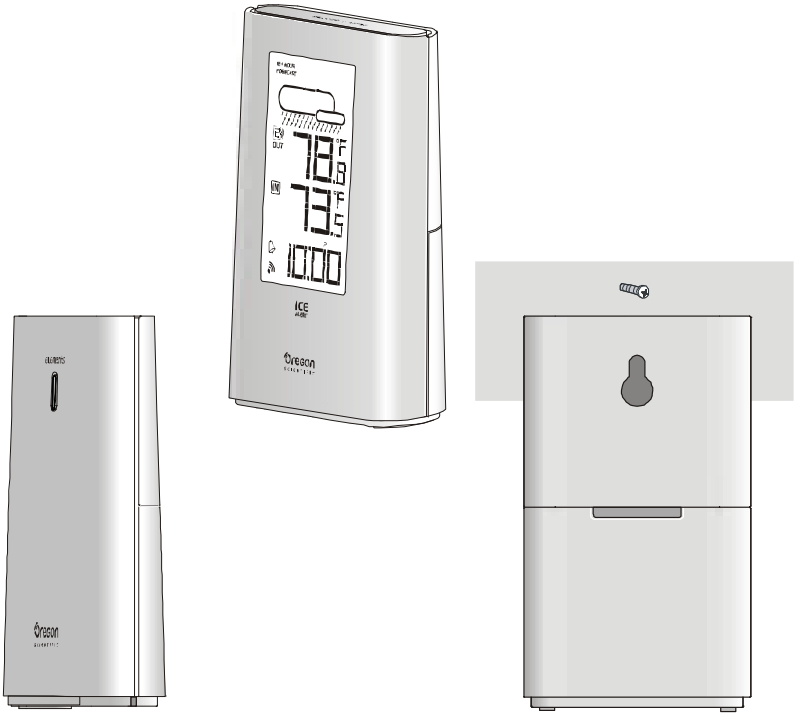 Oregon Scientific EW93 - Weather Station with RC Alarm Clock Manual ...