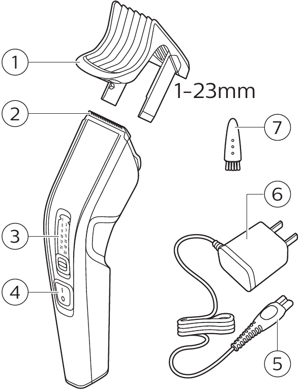 Philips HC3505/15 - Hair Clipper Manual | ManualsLib