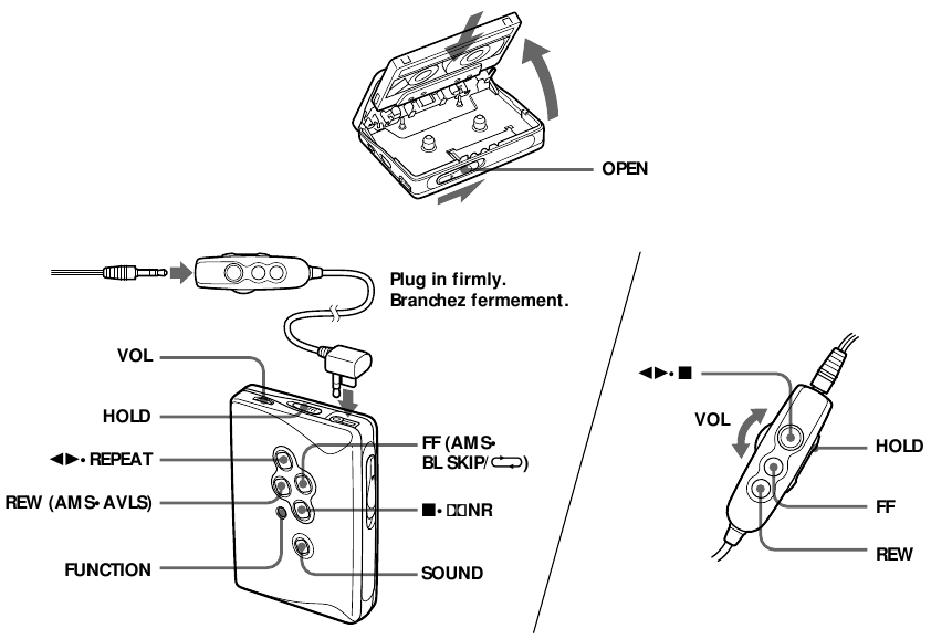 Sony Walkman WM-EX505 - Cassette Player Manual | ManualsLib