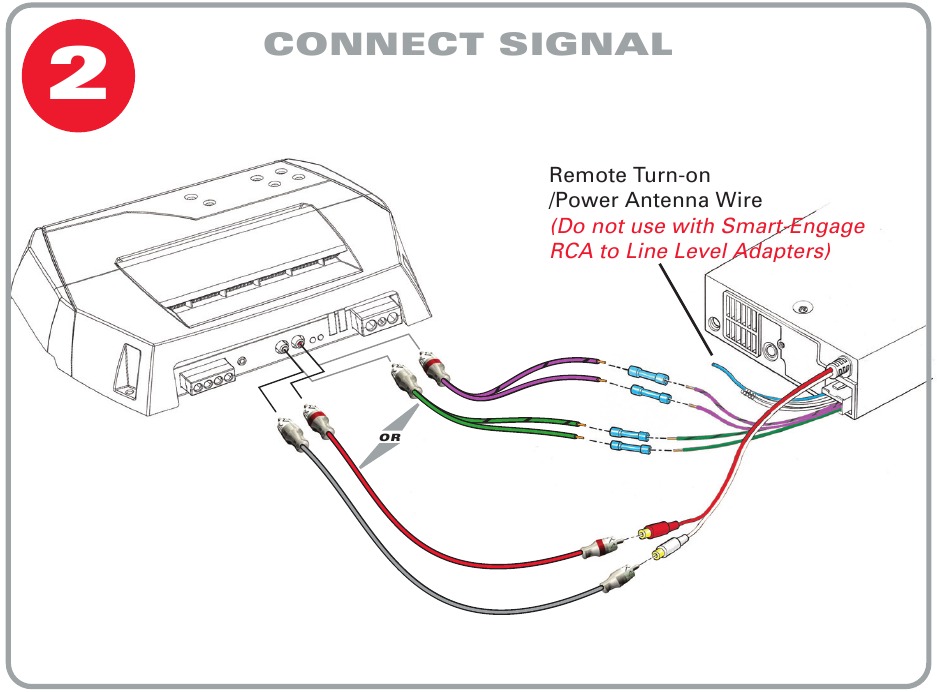 MTX TA3401 - Car Amplifier Step By Step Connection Guide | ManualsLib