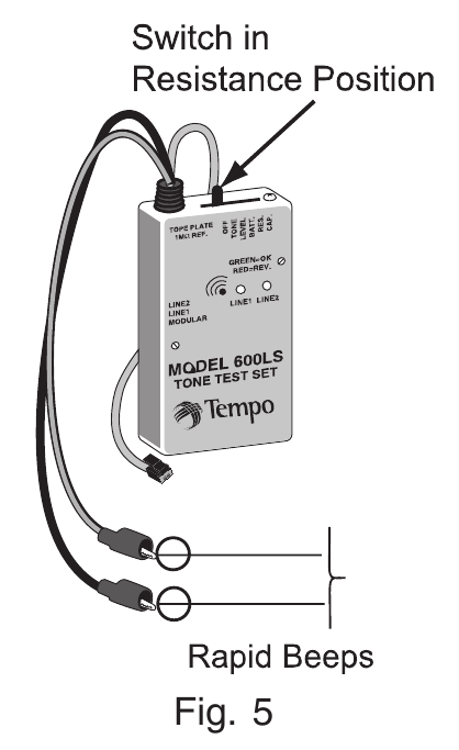 Tempo 600LS - Test Set Manual | ManualsLib