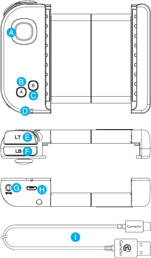 GameSir T6 - Bluetooth Controller Manual | ManualsLib