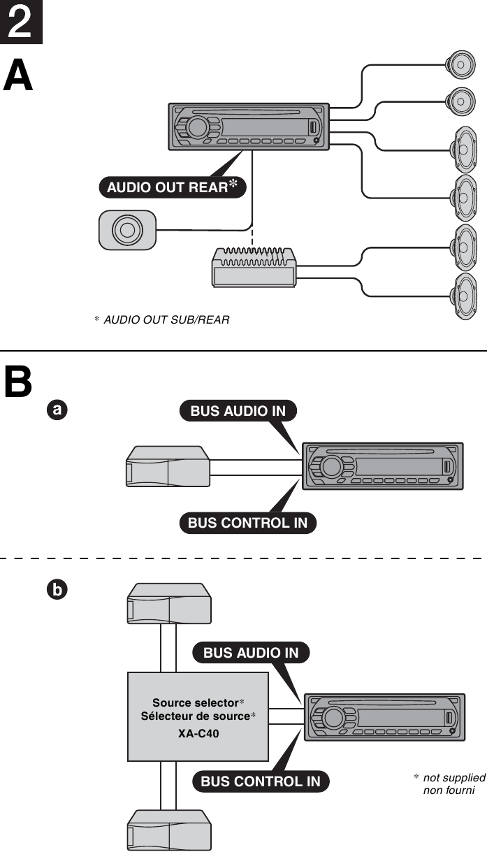 Sony CDX-GT410U, CDX-GT41UW - FM/AM CD Player Installation and Connections | ManualsLib