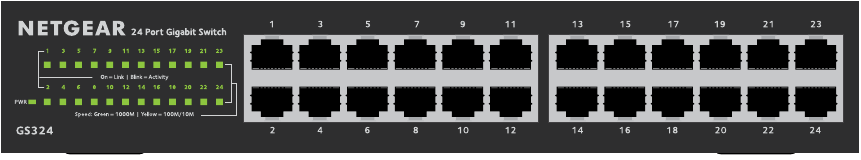 NETGEAR GS324v2 - 24-Port Gigabit Ethernet Unmanaged Switch Manual ...