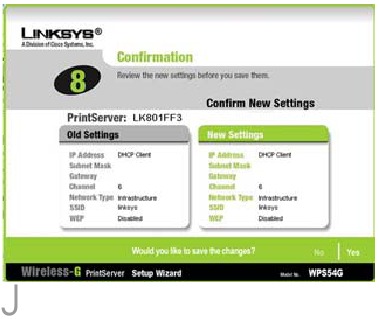 Linksys WPS54G - Wireless-G Print Server Quick Setup | ManualsLib