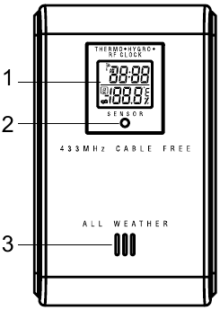 Oregon Scientific RTGR328N - Wireless Outdoor Sensor Manual | ManualsLib