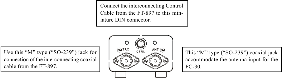 Yaesu FC-30 - Automatic Antenna Tuner Manual | ManualsLib