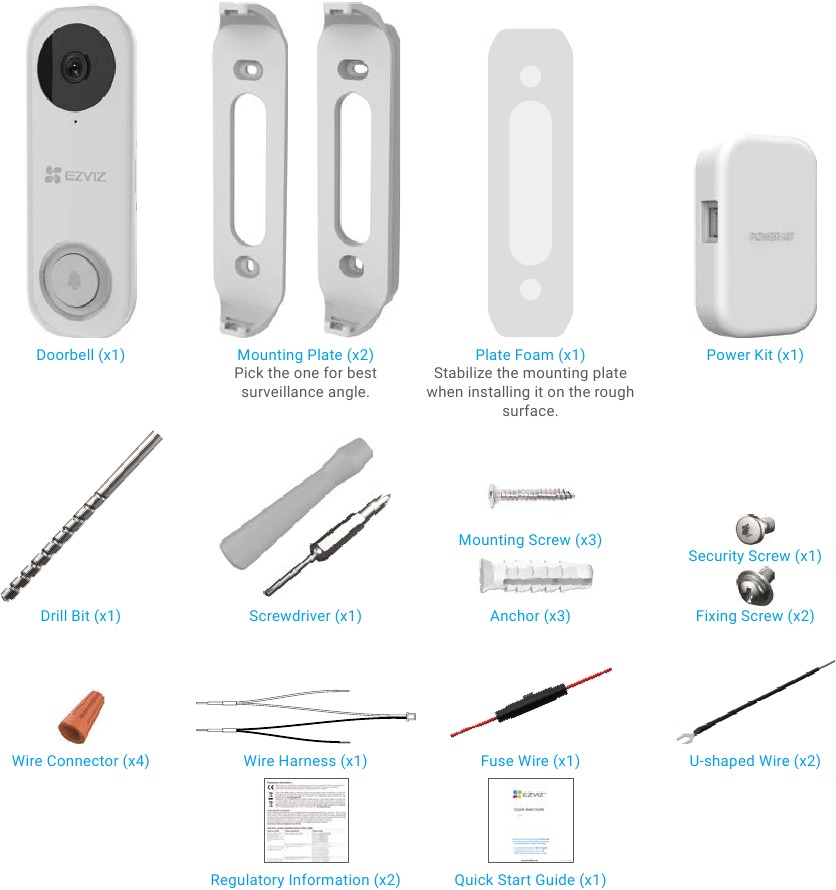 EZVIZ DB1 Pro - Wi-Fi Video Doorbell Manual | ManualsLib