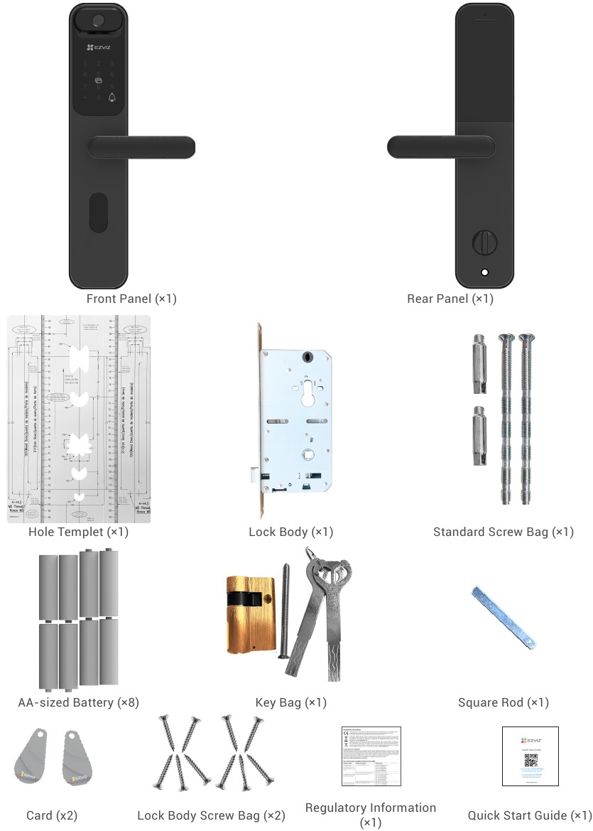 EZVIZ LT70 - Smart Fingerprint Lock Manual | ManualsLib