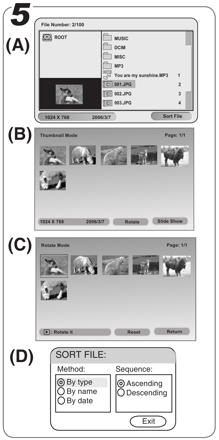 Mustek PF-A700B - Digital Photo Frame Manual | ManualsLib