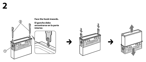 Sony CDX-GT65UIW - FM/AM Car Receiver Installation, Connections ...