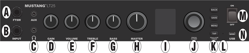 Fender Mustang LT25 - Guitar Amplifier Manual | ManualsLib