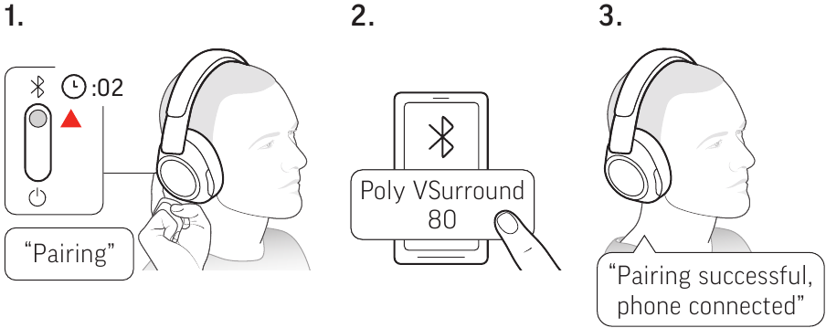 Plantronics Poly Voyager SURROUND 80 UC - Headphones Manual | ManualsLib