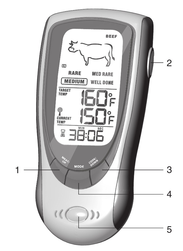 Oregon Scientific AW131 - BBQ/Oven Meat Thermometer Manual | ManualsLib