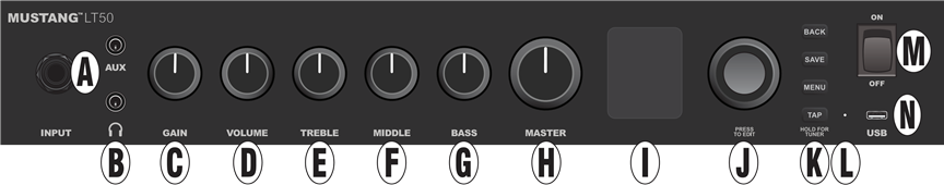 Fender Mustang LT50 - Guitar Amplifier Manual | ManualsLib