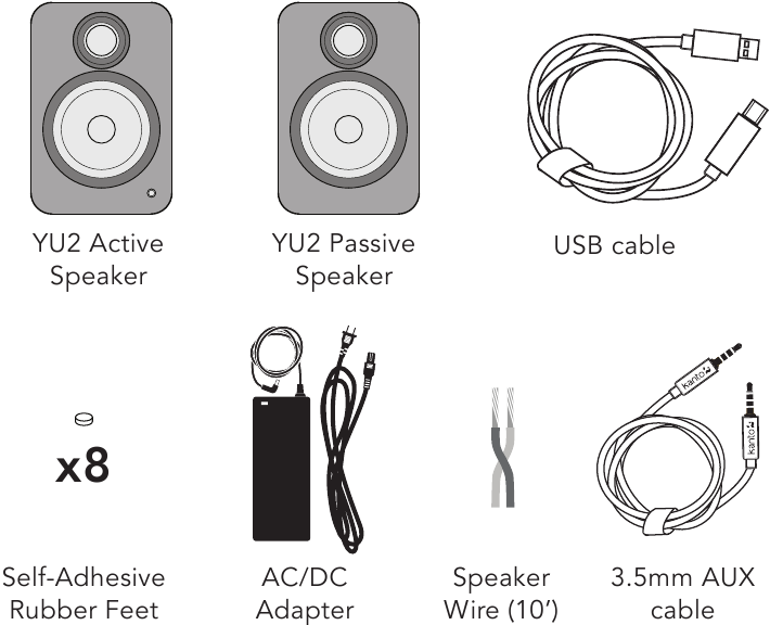 Kanto YU2 - Powered Speaker Manual | ManualsLib